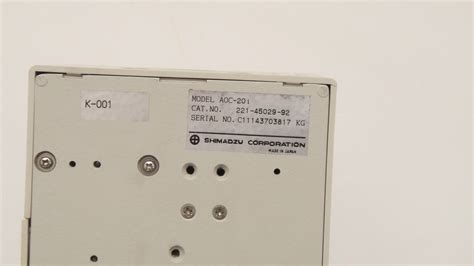 Shimadzu Aoc 20i Auto Injector