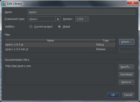 Javascript Libraries Improvements In Webstorm 6 The Webide Blog
