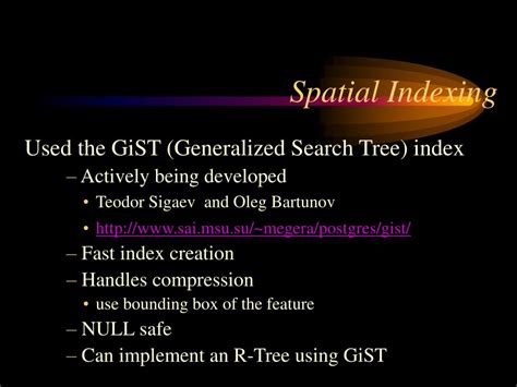 Ppt Building A Spatial Database In Postgresql Powerpoint Presentation