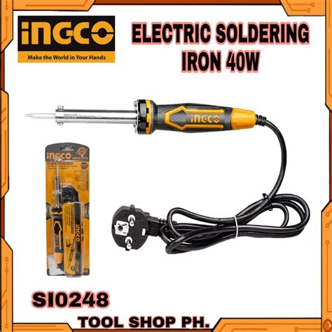 Ingco Electric Soldering Iron 40w 60w 100w Shopee Philippines