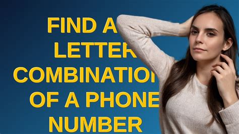 Codereview Find All Letter Combinations Of A Phone Number Youtube