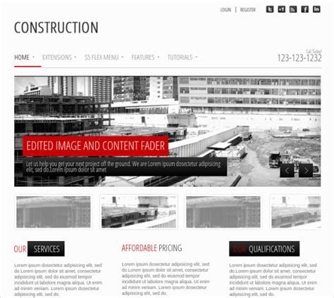 41 Construction Website Themes Templates Free Premium Templates