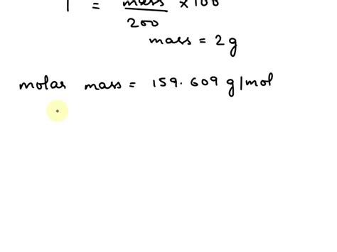 Solved Describe The Preparation Of 200 Ml Of 100 Wv Aqueous Cuso4