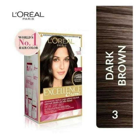 Jual Loreal Paris Excellence Creme 3 Dark Brown Di Seller Barber