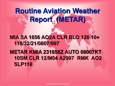 Ppt Southern Region Metar Taf Briefing Spring 1996 Powerpoint