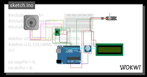 Stepper Motor Speed Wokwi Esp32 Stm32 Arduino Simulator