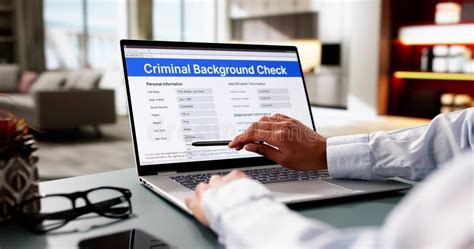 Criminal Background Check Application Form Stock Image Image Of Female African 369802393