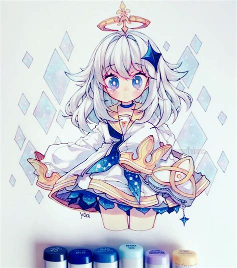 Yoai ಠωಠ On Twitter Casual Paimon 👀 Genshin Impact… Cute Kawaii