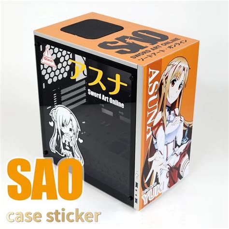 Anime Stickers For Pc Casecartoon Decor Decals For Computer Chassis