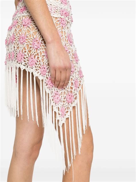 Frankies Bikinis Hendrix Crochet Mini Skirt Farfetch