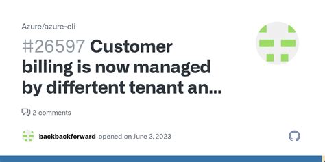customer billing is now managed by differtent tenant and it is
