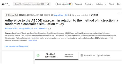 Adherence To The Abcde Approach In Relation To The Method Of Instruction A Randomized