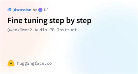 Qwen Qwen Audio B Instruct Fine Tuning Step By Step