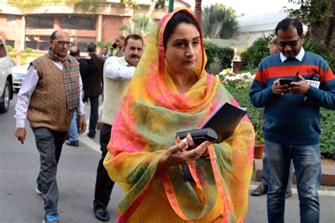 Harsimrat Kaur Badal At Parliament