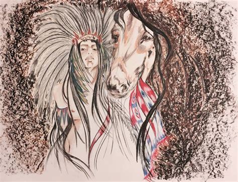 Indian Woman Drawing By Aida Novosel Savic Saatchi Art