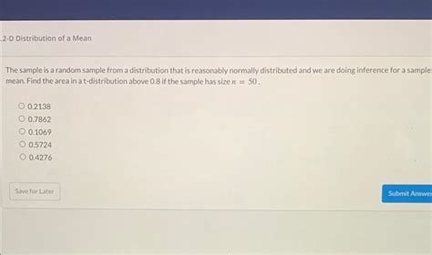 Solved The Sample Is A Random Sample From A Distribution Chegg