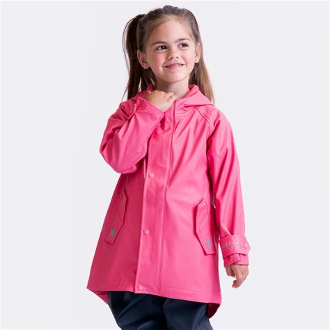 Bms Regenmantel Für Mädchen 100 Wasserdicht Pink Gr 110