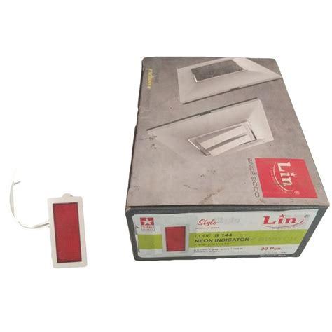 Plastic Red Lin Neon Indicator For Switch Board 5w At Rs 552piece In