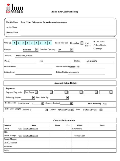 Account Setup For Men Download Free Pdf Computing