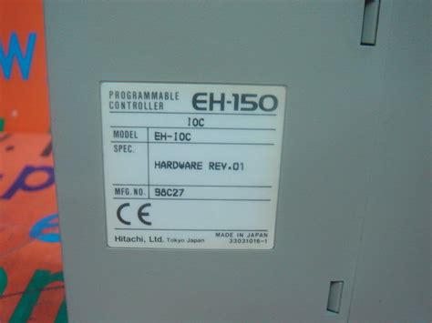 HITACHI PROGRAMMABLE CONTROLLER IOC EH IOC PLC DCS SERVO Control