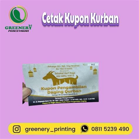 Gambar Kupon Daging Qurban Amelia McLean