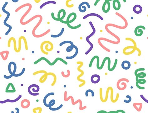 Premium Vector Squiggle Shapes Wavy And Swirled Brush Strokes Vector