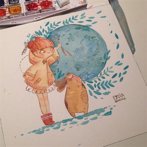 Милые иллюстрации 水彩 画