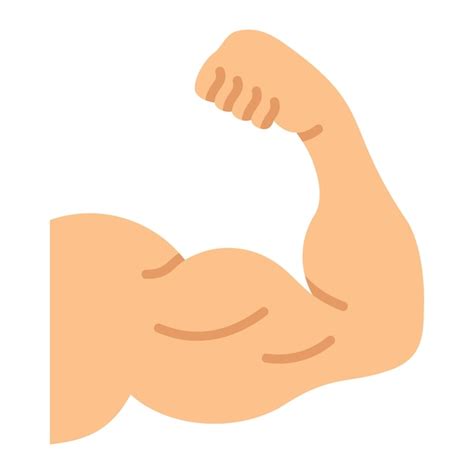 Icône Du Biceps Vecteur Premium