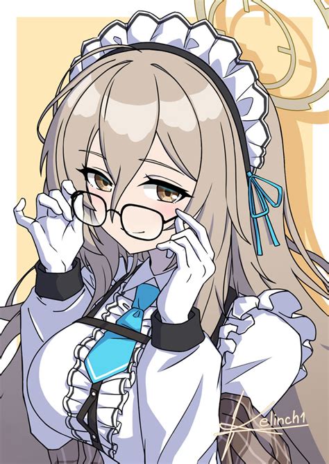 Kelinch Akane Blue Archive Blue Archive Girl Breasts Brown Eyes Brown Hair Brown Halo