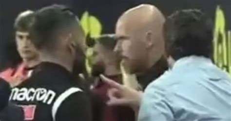 Erik Ten Hag Caught Up In Furious Touchline Row During Man Utd Friendly