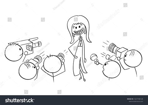 Cartoon Stick Man Drawing Illustration Sexy Stock Vector Royalty Free