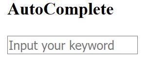 Autocomplete In Asp Net Core Razor Pages And Entity Framework Core