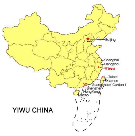Yiwu Map