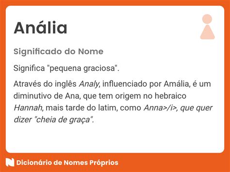 Significado Do Nome Anália Dicionário De Nomes Próprios