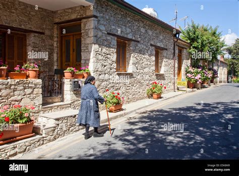 Panagia or Pano Panayia a mountainous picturesque village in Cyprus ...