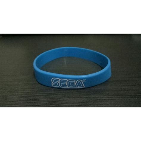 Sega 紀念手環 運動手環 藍色手環 矽膠手環 蝦皮購物