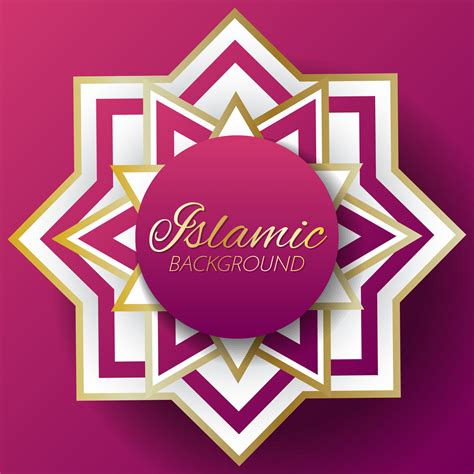 Islamic Background Template Vector 340302 Vector Art At Vecteezy