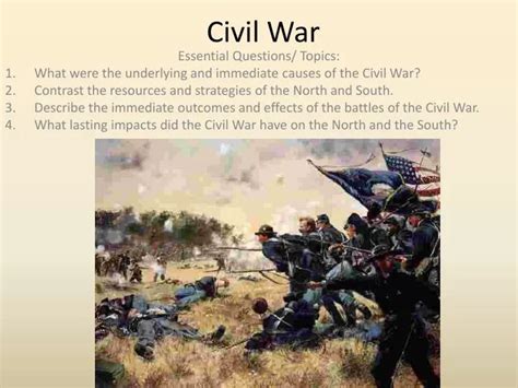 Simple Ppt For Civil War