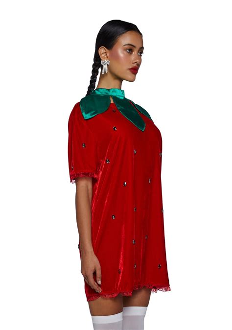 Trickz N Treatz Strawberry Costume Red Dolls Kill