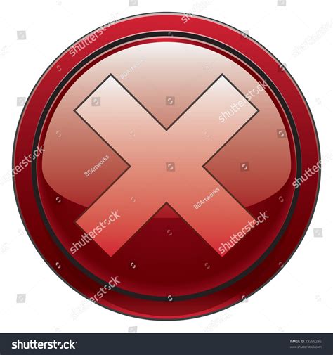 Cancel Button Stock Photo 23399236 Shutterstock