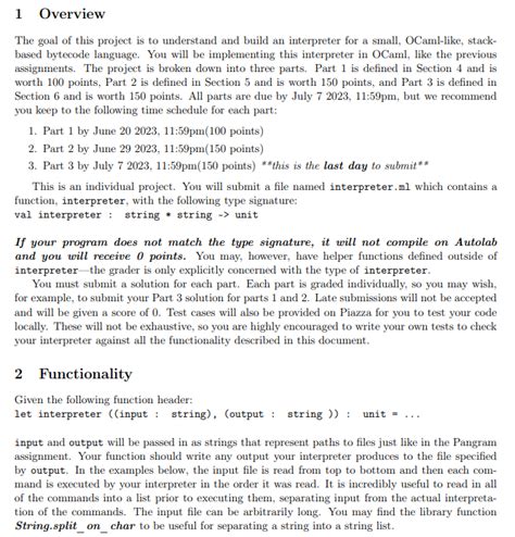 Solved Ocaml Please Read The Instructions Carefully Make