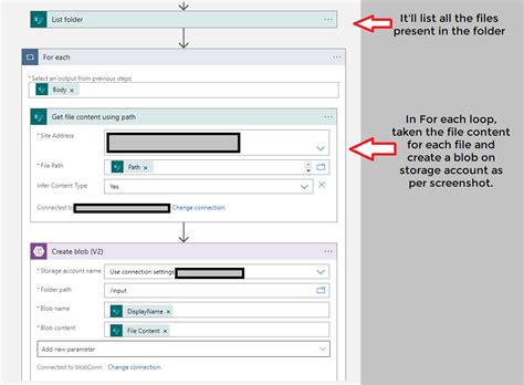 sharepoint folder to blob storage folders microsoft qanda