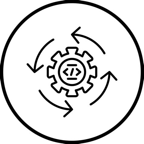 Continuous Integration Vector Icon Style 22112319 Vector Art At Vecteezy