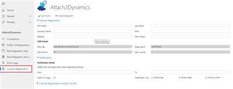 Configure And Activate Attach2dynamics License Microsoft Dynamics 365 Crm Tips And Tricks
