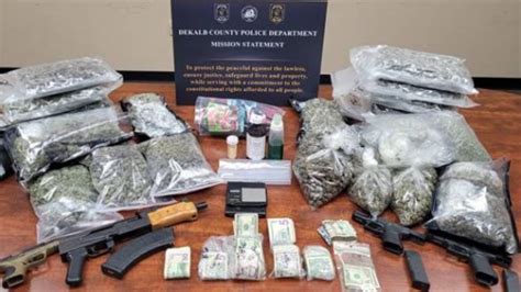 5 Arrested Guns Drugs Seized Following Raid In Dekalb County Police Say