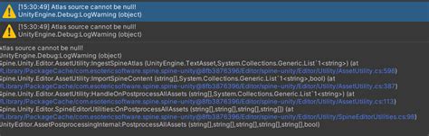 Unity Atlas Source Cannot Be Null Error Upon  Import In Unity