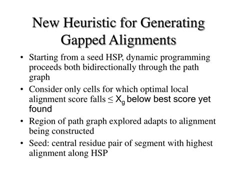 Ppt Gapped Blast And Psi Blast A New Generation Of Protein Database