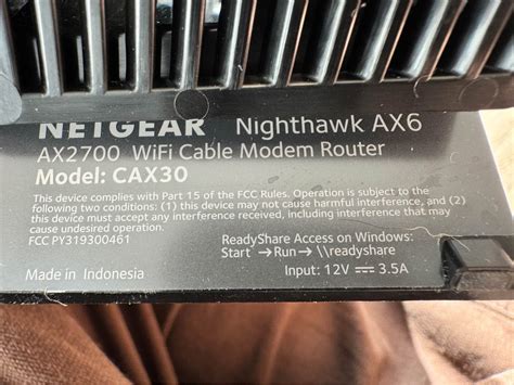 Nighthawk Netgear Cax30 Ax2700 Wifi Router Bridges And Routers Facebook Marketplace