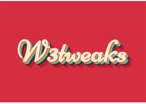 30 Css Text Shadow Effects W3tweaks