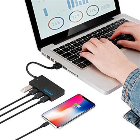 4 Port Usb Hub High Speed Usb3 0 Adapter Cable For Grandado